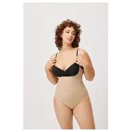 Body YSABEL MORA, Damen, Gr. XXL, N-Gr, beige, Obermaterial: 73% Polyamid, 27% Elasthan, figurbetont, Bodys Body, Bodysuit, elastisch, mittlerer Form-Effekt, Tr&auml;ger verstellbar