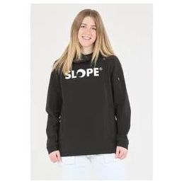 Skijacke SLOPE "Fletcher", Damen, Gr. L, schwarz, 92% Polyester, 8% Elasthan, unifarben, normal, ohne Ausschnitt, Jacken Skijacke, mit wasserdichter Membran