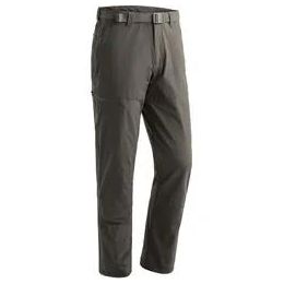 Outdoorhose Maier Sports "Nil Winter", Herren, Gr. 31, Kurzgr&ouml;&szlig;en, braun (schlamm), 90% Polyamid, 10% Elasthan, Hosen Outdoorhose, Herren Winter Wanderhose, Funktionshose mit Netzinnenfutter