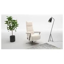 Sit & More TV-Sessel SIT & MORE "Vario Comfort, inkl. Kopfteilverstellung & 360 Drehfunktion", cream, B:70cm H:124cm T:85cm, 100% Polyester, Sessel, inkl. Herz-Waage-Funktion & 3 Motoren, H&ouml;he der Armlehnen 64cm