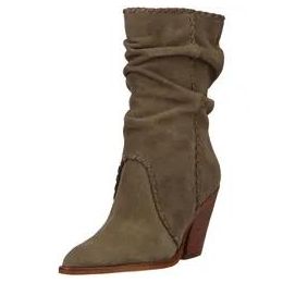 Bikerboots Dolce Vita "Dolce Vita Stiefel Veloursleder", Damen, Gr. 39, olive, Veloursleder, Schuhe Bikerboots