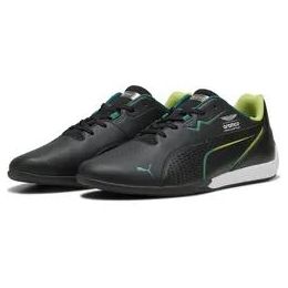Sneaker Puma "Puma x ASTON MARTIN ARAMCO F1 TEAM Drift Cat 11 Sneakers", Gr. 42.5, schwarz gr&uuml;n lux, Obermaterial: Synthetik, Textil. Futter: Textil. Innensohle: Textil. Laufsohle: Gummi, Schuhe Sneaker