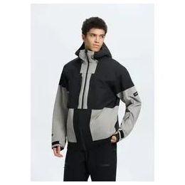 Skijacke Icepeak "Icepeak Jacke Castres", Herren, Gr. 56, schwarz, 100% Polyester, Jacken Skijacke