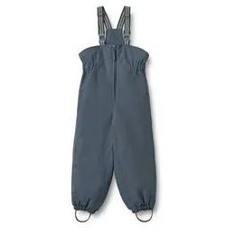 Skihose Wheat "Ski Pants Sal", M&auml;dchen, Gr. 104, N-Gr, blau (graublau), Web, Obermaterial: 100% Nylon, unifarben, normal lang, Hosen Skihose, Kunstfaser, wasserdicht, atmungsaktiv und leicht wattiert