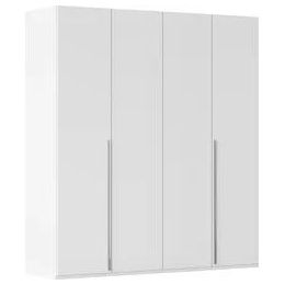 Dreht&uuml;renschrank Rauch "Kleiderschrank Schrank Garderobe W&auml;scheschrank BESTSELLER MONTCLAR", alpinwei&szlig;, griffe chrom, B:201cm H:223cm T:60cm, Holzwerkstoff, Schr&auml;nke, Dreht&uuml;renschrank, Front in Glas/Hochglanz/Dekor/Grauspiegel in 5 Breiten MADE IN GERMANY, Topseller