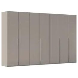 Dreht&uuml;renschrank Rauch "Kleiderschrank Schrank Garderobe W&auml;scheschrank BESTSELLER MONTCLAR", fango, griffe chrom, B:350cm H:223cm T:60cm, Holzwerkstoff, Schr&auml;nke, Dreht&uuml;renschrank, Front in Glas/Hochglanz/Dekor/Grauspiegel in 5 Breiten MADE IN GERMANY, Topseller