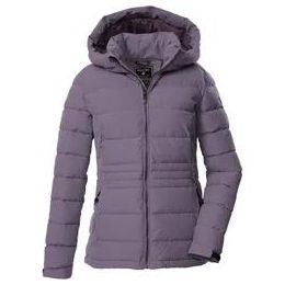 Steppjacke Killtec "KOW 10 WMN QLTD JCKT", Damen, Gr. 38, blau (lavendel), Obermaterial: 100% Polyester;Futter: 100% Polyester;F&uuml;llung: 100% Polyester, Jacken Steppjacke, Winddichte, wasserabweisende Damen Steppjacke mit verstellbarer Kapuze
