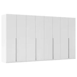 Dreht&uuml;renschrank Rauch "Kleiderschrank Schrank Garderobe W&auml;scheschrank BESTSELLER MONTCLAR", alpinwei&szlig;, griffe chrom, B:400cm H:223cm T:60cm, Holzwerkstoff, Schr&auml;nke, Dreht&uuml;renschrank, Front in Glas/Hochglanz/Dekor/Grauspiegel in 5 Breiten MADE IN GERMANY, Topseller