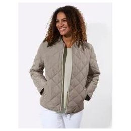 Steppjacke Casual Looks, Damen, Gr. 54, taupe, 100% Polyester, Wattierung:100% Polyester, unifarben, Jacken Steppjacke