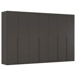 Dreht&uuml;renschrank Rauch "Kleiderschrank Schrank Garderobe W&auml;scheschrank BESTSELLER MONTCLAR", graphit, griffe graphit, B:350cm H:223cm T:60cm, Holzwerkstoff, Schr&auml;nke, Dreht&uuml;renschrank, Front in Glas/Hochglanz/Dekor/Grauspiegel in 5 Breiten MADE IN GERMANY, Topseller
