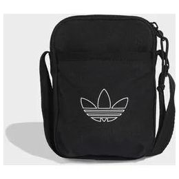 Sporttasche Adidas ORIGINALS "ADICOLOR FESTIVAL", schwarz, wei&szlig;, Obermaterial: 100% Polyester, Taschen Sporttasche
