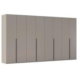 Dreht&uuml;renschrank Rauch "Kleiderschrank Schrank Garderobe W&auml;scheschrank BESTSELLER MONTCLAR", fango, griffe graphit, B:400cm H:223cm T:60cm, Holzwerkstoff, Schr&auml;nke, Dreht&uuml;renschrank, Front in Glas/Hochglanz/Dekor/Grauspiegel in 5 Breiten MADE IN GERMANY, Topseller