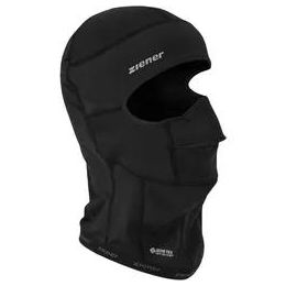 Sturmhaube Ziener "IQUITO-Z WS mask junior", Jungen, Gr. S, schwarz, Materialmix, M&uuml;tzen
