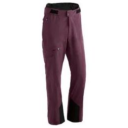 Funktionshose Maier Sports "Liland P3 Pants M", Herren, Gr. 50, Normalgr&ouml;&szlig;en, lila (purpurviolett), 100% Polyester, Hosen Funktionshose, Vielseitige 3-Lagen-Hose f&uuml;r anspruchsvollen Outdoor-Einsatz