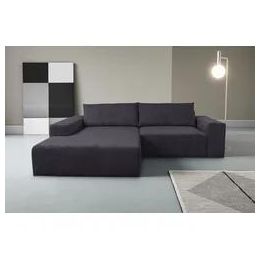 Ecksofa WERK2 "Rio, elegant & bequem, Breite 262 cm, L-Form", anthrazit, B:262cm H:83cm T:188cm, 90% Polyester, 10% Nylon, Sofas, Ecksofa, Puristisches Design mit maximalem Komfort