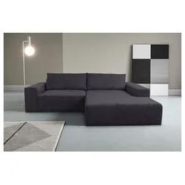 Ecksofa WERK2 "Rio, elegant & bequem, Breite 262 cm, L-Form", anthrazit, B:262cm H:83cm T:188cm, 90% Polyester, 10% Nylon, Sofas, Ecksofa, Puristisches Design mit maximalem Komfort