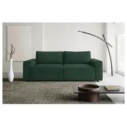 Schlafsofa WERK2 "Lima, inkl. Bettkasten, bequem, Mega Sofa: Breite 245 cm", moosgr&uuml;n, B:245cm H:74cm T:102cm, 90% Polyester, 10% Nylon, Sofas, Schlafsofa, Big Sofa mit Bettfunktion und Stauraum f&uuml;r Krims & Krams