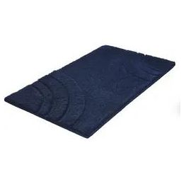 Badematte Kleine Wolke "&raquo;Saturn&laquo;", navy, H:25mm, Polyacryl, Badematten, Badematte, Badteppich, Uni Farben, modernes Design, Hoch-Tief Effekt