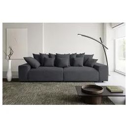 Big-Sofa WERK2 "Maxi B, Mega Sofa mit viel Platz, Breite 290 cm, pflegeleichte Bez&uuml;ge", grau (anthrazit), B:290cm H:78cm T:132cm, 90% Polyester, 10% Nylon, Sofas, Big-Sofa, Maximaler Kuschelkomfort: XXL-Sofa mit 78 cm Sitztiefe & 12 Kissen
