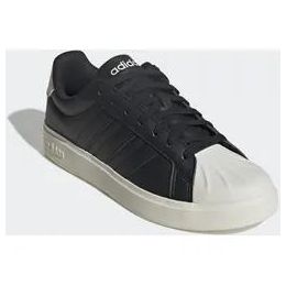 Sneaker Adidas SPORTSWEAR "STREETTALK", Herren, Gr. 44,5, core schwarz, core schwarz, sanftes wei&szlig;, Synthetik, Schuhe Sneaker, inspiriert vom Design des Adidas Superstar