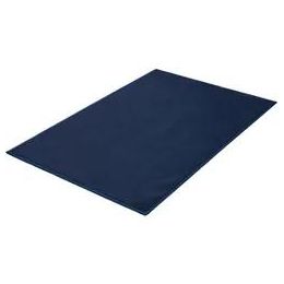 Badematte Kleine Wolke "&raquo;Velvet&laquo;", navy, H:5mm, Polyester, Badematten, Badematte, Badteppich, Uni Farben, Samt-Optik, leichter Schimmer