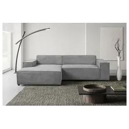 Ecksofa WERK2 "Trento, elegant & zeitlos, Breite 268cm, pflegeleichte Bez&uuml;ge, L-Form", grau, B:268cm H:70cm T:163cm, 90% Polyester, 10% Nylon, Sofas, Ecksofa, Trento &ndash; Sofa mit Eleganz, Komfort und klaren Linien f&uuml;r jeden Raum