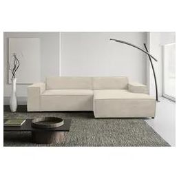 Ecksofa WERK2 "Trento, elegant & zeitlos, Breite 268cm, pflegeleichte Bez&uuml;ge, L-Form", natur, B:268cm H:70cm T:163cm, 90% Polyester, 10% Nylon, Sofas, Ecksofa, Trento &ndash; Sofa mit Eleganz, Komfort und klaren Linien f&uuml;r jeden Raum
