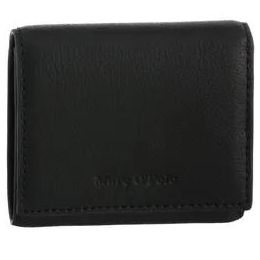 Marc O'Polo Geldb&ouml;rse "JUDIS", Damen, schwarz, Glattleder, MARC O'POLO ACCESSORIES, unifarben, Kleinlederwaren, Geldbeutel, Portemonnaie mit Druckknopfverschluss