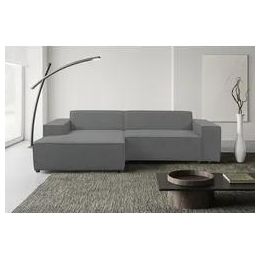 Ecksofa WERK2 "Trento, elegant & zeitlos, Breite 268cm, pflegeleichte Bez&uuml;ge, L-Form", grau, B:268cm H:70cm T:163cm, 100% Polyester, Sofas, Ecksofa, Trento &ndash; Sofa mit Eleganz, Komfort und klaren Linien f&uuml;r jeden Raum