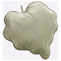 Kopfkissen Heine HOME, oliv, B:55cm L:55cm, 100% Polyester, Kopfkissen