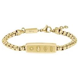 Armband Lacoste "DISTRICT", gelbgoldfarben, Armb&auml;nder, Damen, 21,5cm, Edelstahl, Armband