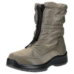 Snowboots Josef Seibel "Josef Seibel Stiefel Lederimitat/Textil", Damen, Gr. 38, braun (bronze), Lederimitat, Textil, Schuhe Snowboots