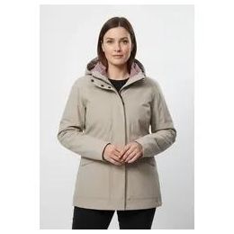 3-in-1-Funktionsjacke Killtec "KOW 189 WMN JCKT", Damen, Gr. 38, hell taupe, Obermaterial: 100% Polyester. Futter: 100% Polyester, Jacken, Winterjacke Damen