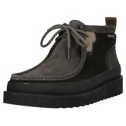 Stiefel Clarks "Wallabee FTR Gore-Tex", Damen, Gr. 41,5, schwarz, grau, Kunstfaser, Leder, Schuhe Stiefel, mit wetterfester GoreTex-Impr&auml;gnierung