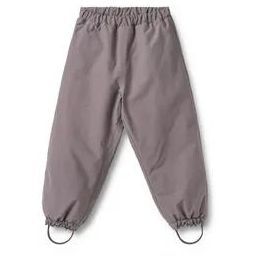 Skihose Wheat "Ski Pants Jay", M&auml;dchen, Gr. 116, N-Gr, lila (lila stone), Web, Obermaterial: 100% Nylon, unifarben, normal lang, Hosen Skihose, Kunstfaser, wasserdicht, atmungsaktiv und leicht wattiert