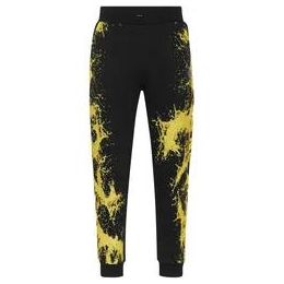 Jogger Pants Plein Sport "Splash", M&auml;dchen, Gr. XXL, US-Gr&ouml;&szlig;en, 02, schwarz, Obermaterial: 13% Polyester, 87% Baumwolle, Hosen
