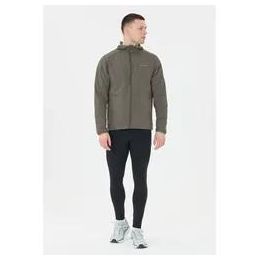 Laufjacke Endurance "Maliksi", Herren, Gr. L, grau, 100% Polyamid, unifarben, normal, ohne Ausschnitt, Jacken, mit funktionalem Bionic Finish