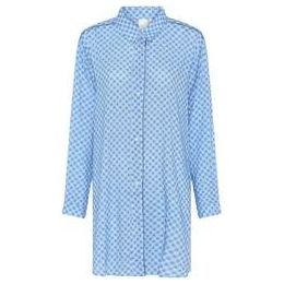 Pyjama CCDK COPENHAGEN "CCDK Copenhagen sleep shirt Solvei", Damen, Gr. M, windsurfer aop, Obermaterial: 60% Baumwolle, 40% Viskose, Homewear-Sets Pyjama