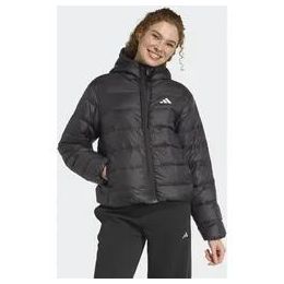 Steppjacke Adidas SPORTSWEAR "W ESS LD HD JKT", Damen, Gr. L, schwarz, Obermaterial: 100% Polyester, Jacken Steppjacke
