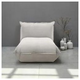 Sessel DOMO collection "Nantes Loungesessel, Wohlf&uuml;hlsessel mit 360 Drehfunktion", grau, Sessel, Struktur weich,mit Drehfunktion, Drehfunktion, B/H/T: 78cm x 73cm x 100cm, 92% Polyester, 8% Nylon, Sessel, hochwertig gepolstert mit Federkern, Struktur weich, grau, B:78cm H:73cm T:100cm