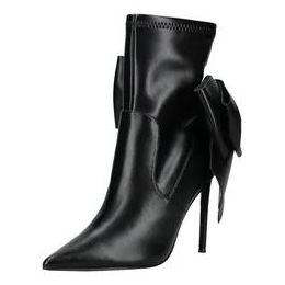 High-Heel-Stiefelette Steve Madden "Steve Madden Stiefelette Lederimitat", Damen, Gr. 40, schwarz, Lederimitat, Schuhe