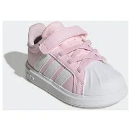 Sneaker Adidas SPORTSWEAR "STREETTALK", M&auml;dchen, Gr. 23, clear pink, ftwr wei&szlig;, grau two, Synthetik, Schuhe Sneaker, inspiriert vom Design des Adidas superstar, f&uuml;r Kinder