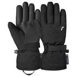 Skihandschuhe Reusch "Alena R-TEX XT", Damen, Gr. 6, schwarz, silberfarben, 87% Polyester, 11% Polyurethan, 2% Elasthan, unifarben, Handschuhe, mit wasser- und winddichter Eigenschaft