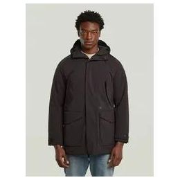 G-Star Raw Parka G-STAR "Multipocket Padded Parka", Herren, Gr. S, dk schwarz, Obermaterial: 57% Polyester, 43% Polyester, Jacken Parka