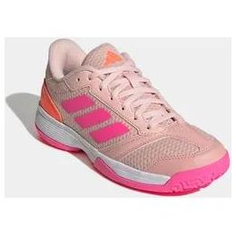 Hallenschuh Adidas PERFORMANCE "LIGRA 8 INDOOR KIDS", M&auml;dchen, Gr. 38,5, blush pink, lucid pink, ftwr wei&szlig;, Synthetik, Textil, Schuhe Hallenschuh, geeignet f&uuml;r jeden Hallensport, Indoorschuhe f&uuml;r Kinder & Jugendliche