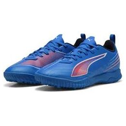 Fu&szlig;ballschuh Puma "ULTRA 6 PLAY TT Fu&szlig;ballschuhe Jugendliche", Kinder, Gr. 37,5, wei&szlig; (ultra blau wei&szlig; glowing rot), Obermaterial: Synthetik, Textil; Futter: Textil; Innensohle: Textil; Laufsohle: Gummi, Schuhe Fu&szlig;ballschuh