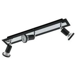 Eglo LED Deckenspots "SARRIA", schwarz (schwarz, chromfarben), 3, Leuchten, LED Deckenleuchte, LED Deckenlampe