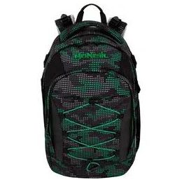 Schulrucksack McNeill "Luca", Kinder, Gr. B/H/T: 30cm x 45cm x 23cm, grid, Polyester, Rucks&auml;cke Schulrucksack