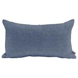 HOCK Dekokissen H.O.C.K. "Jonny", jeansblau, unifarben, B:50cm H:10cm L:30cm, Obermaterial: 100% Polyester. F&uuml;llung: 100% Polyester, Dekokissen_Sitzkissen_Kissenh&uuml;llen, Cordkissen inkl. F&uuml;llung, 45x45cm, Dekokissen, strukturiert