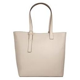 Shopper Bugatti "ZITA", Damen, Gr. B/H/T: 44cm x 34cm x 17cm onesize, beige, Kunstfaser, clean, Taschen Shopper
